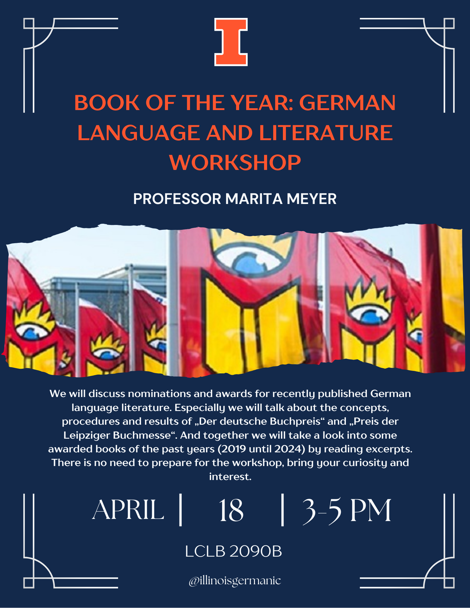 Book of the Year: German Language Literature Workshop | Department of ...